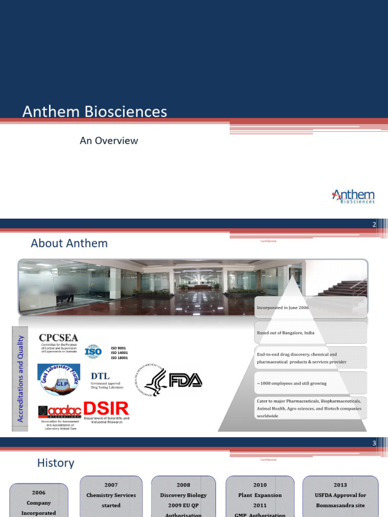 Anthem Biosciences - Overview | PDF | High Performance Liquid Chromatography | Liquid ...