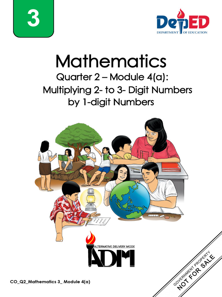 Math3 - Q2 - Mod4a - Multiplying 2 - To 3 - Digit Numbers by 1-Digit Numbers - v1 | PDF ...