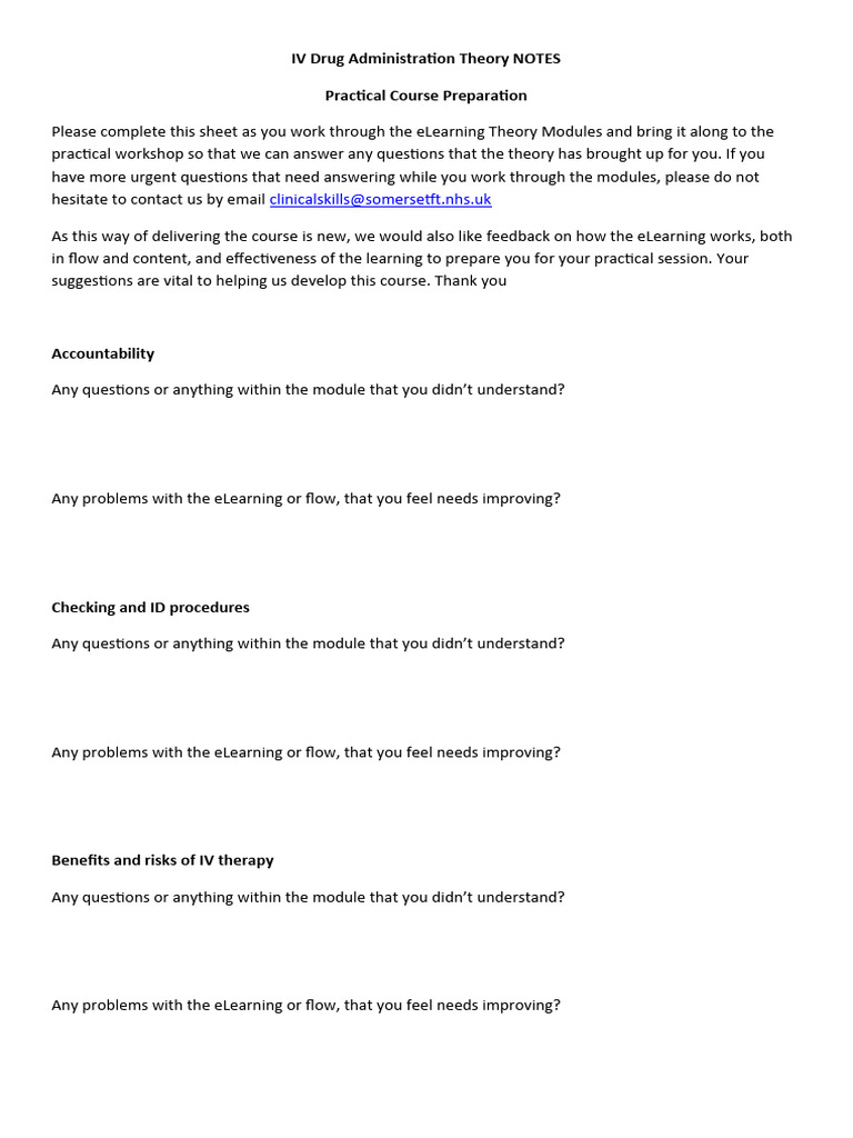 IV Elearning Theory Notes Sheet | PDF | Educational Technology