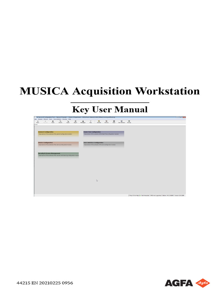 MUSICA Acquisition Workstation (NX 23) Key User Manual 4421 S (English ...