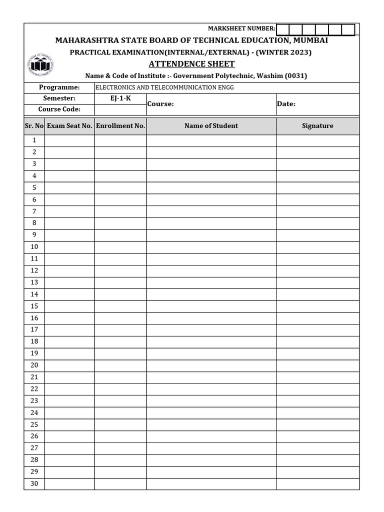 All K Scheme Practical Formats First Sem Rgt Pdf Diploma Academic