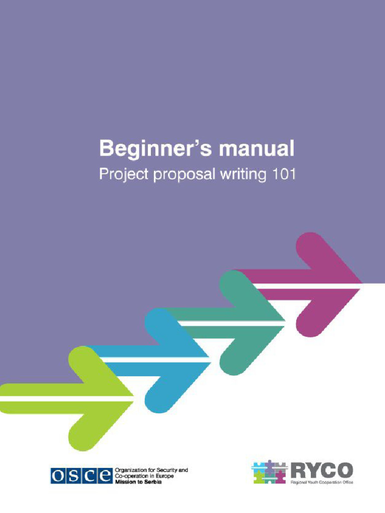 Beginner's Manual For Project Proposal Writing | PDF | Community