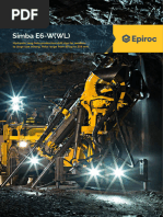 Simba E70s | PDF | Drill | Drilling