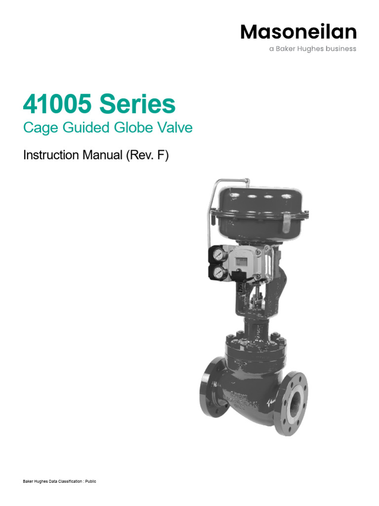 BHMN 41005 IOM 19369F X 0920 English Updated | PDF | Valve | Electrical ...