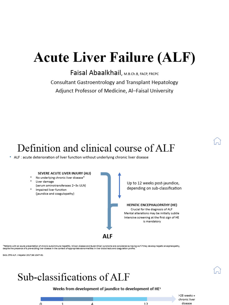 ALF and DILI | PDF | Hepatitis | Cirrhosis