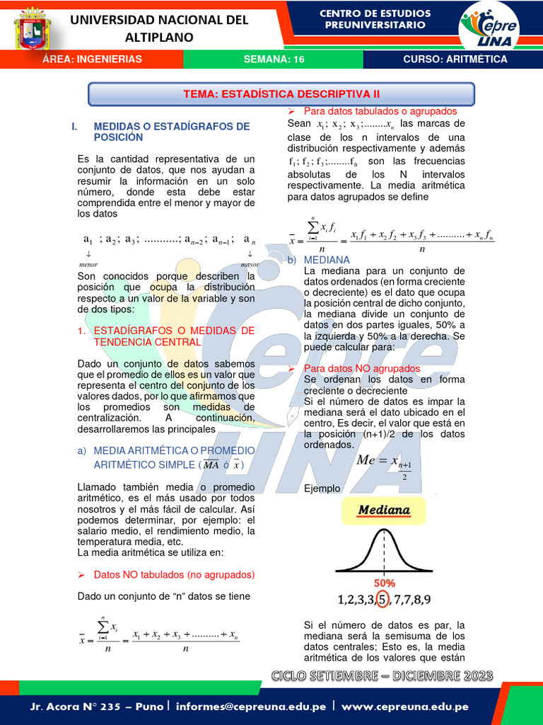 Cuadernillo-20231217 105452Z6tE | PDF | Mediana | Diferencia