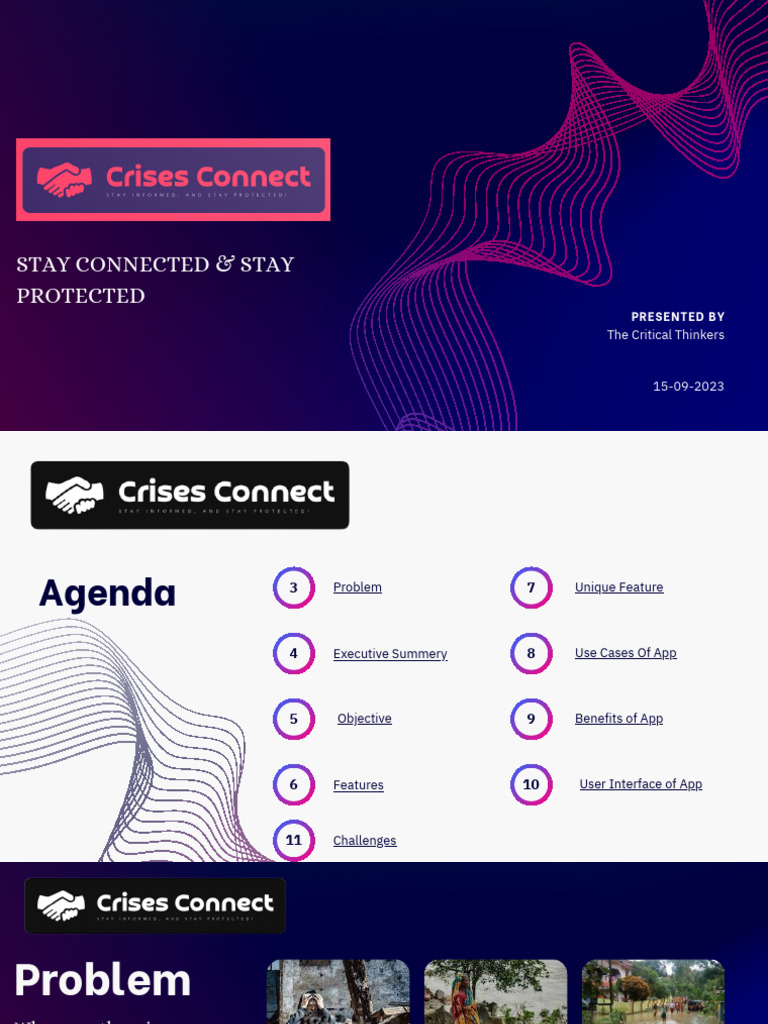 Crisis Connect App: Emergency Communication | PDF | Mobile App ...