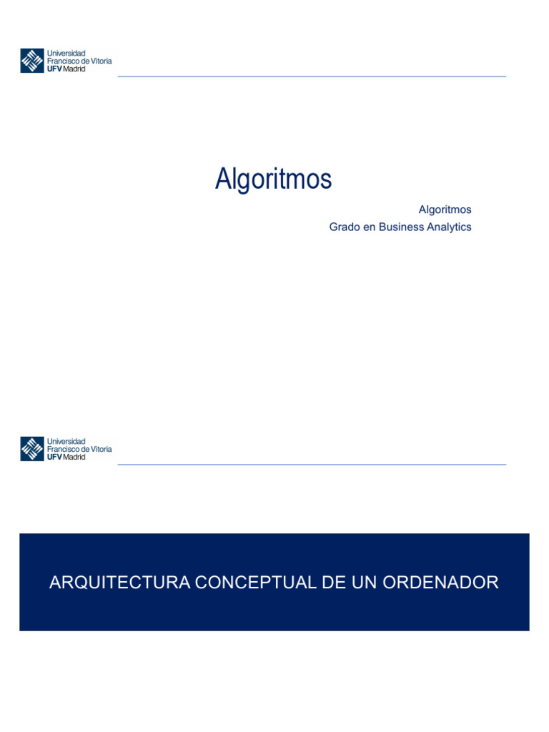 Algoritmos-ArquitecturaOrdenador | PDF | Almacenamiento de datos de la computadora | Hardware de ...