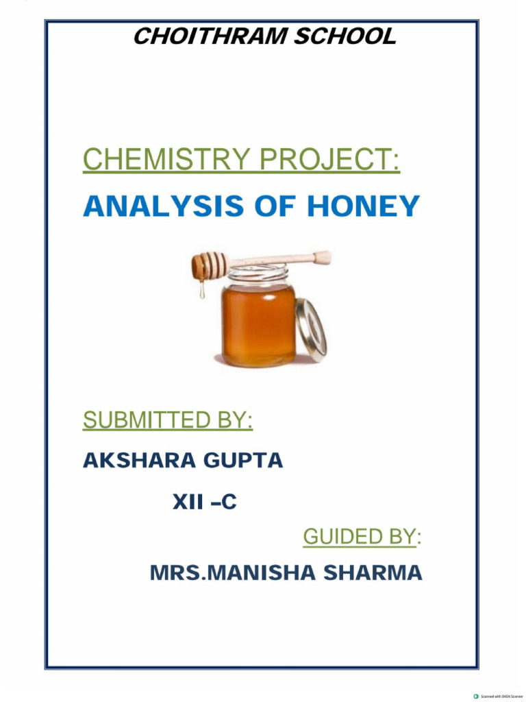honey_analysis | PDF