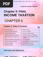 Final Income Taxation Overview | PDF | Income Tax | Taxes
