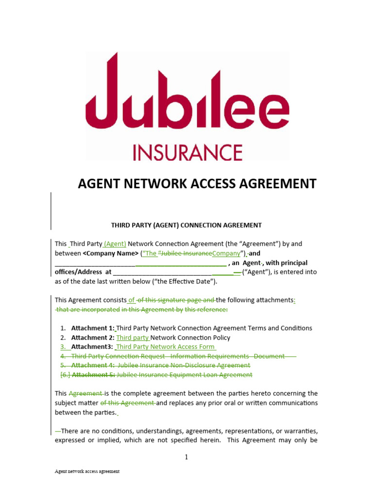 Third Party Agreement General1 | PDF | Information Security | Computer ...