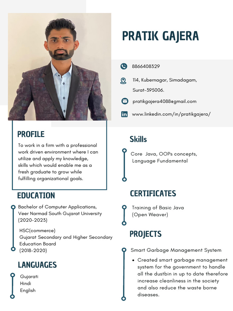 Pratik's Resume | PDF