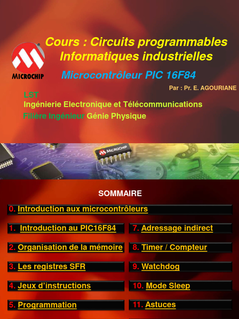 Cours LST Pic 16f84 VF | PDF