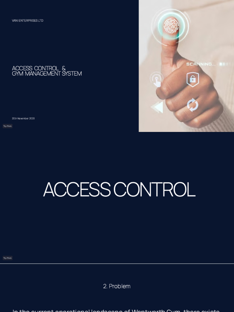 Access Control & Gym Management System | PDF | Access Control | Computer Security