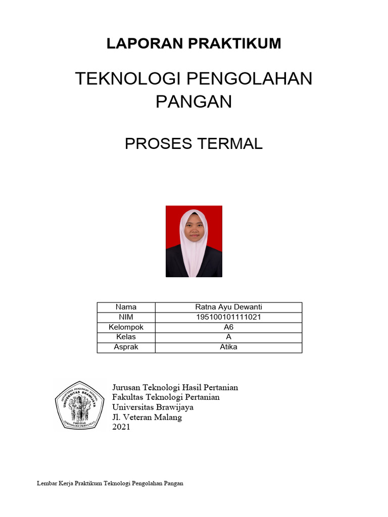 TM Proses Termal 2021 | PDF | Kesehatan Holistik | Sains & Matematika