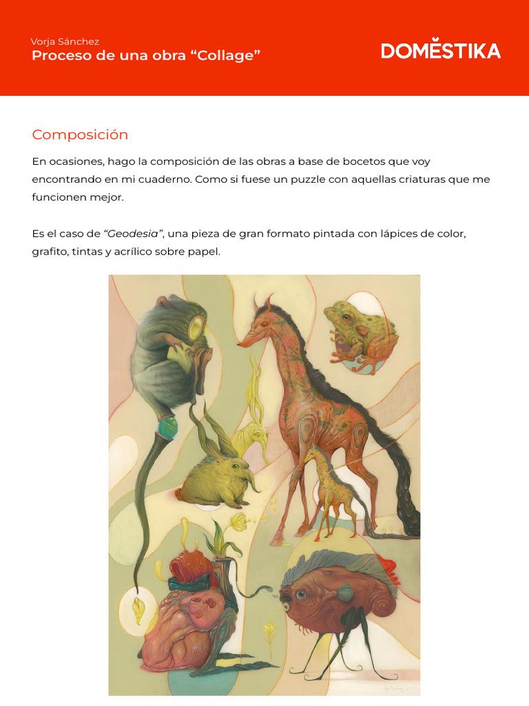 Proceso de Una Obra Collage | PDF