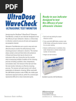Ultrasonic Cleaner Testing Guide | PDF | Ultrasound | Physical Sciences