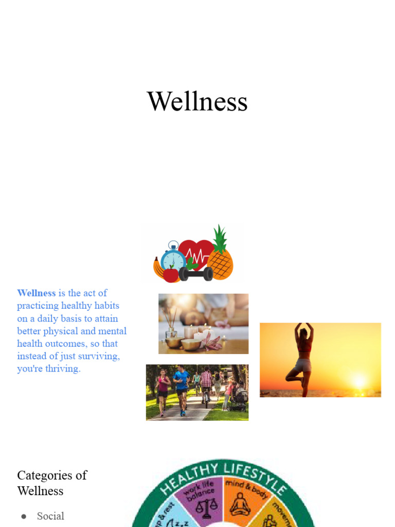 Wellness Pdf Mindfulness Psychological Concepts