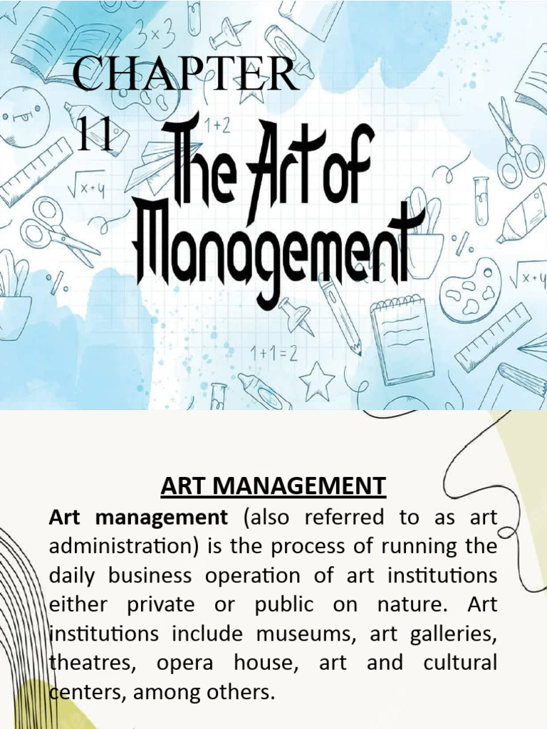 Chapter 11 Art Management | PDF | Museum | Curator