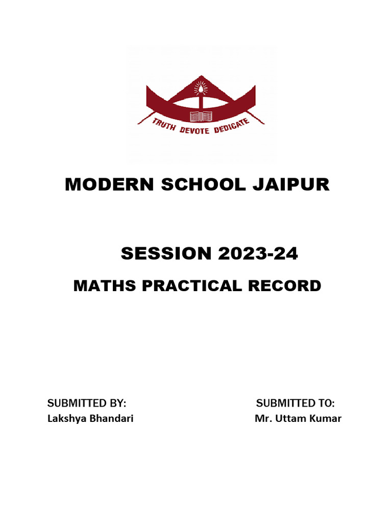 Practical Record Pdf