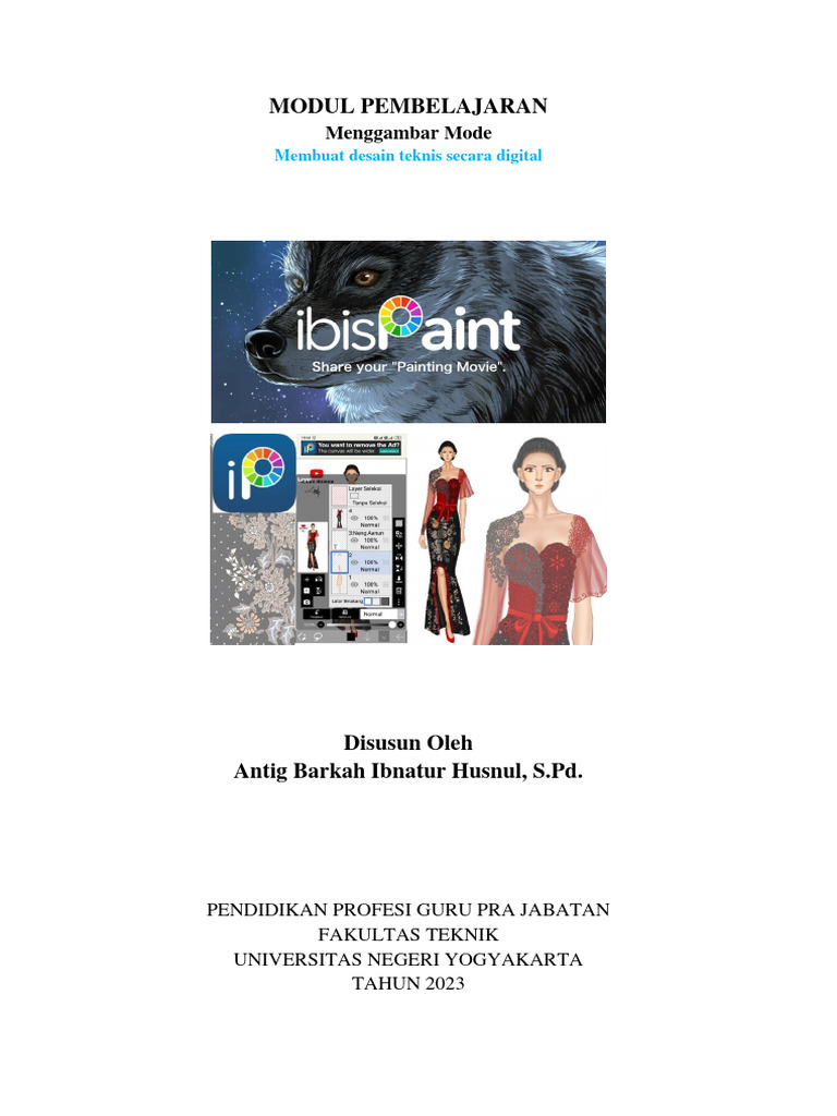 Modul Ajar Menggambar Mode (JADI) | PDF