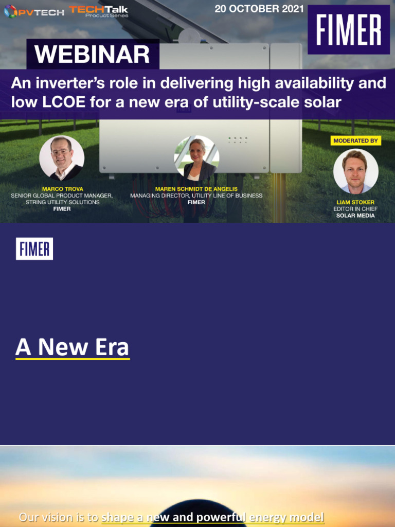 FIMER's Innovative Inverter Solutions | PDF | Power Inverter ...
