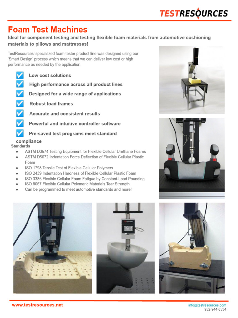 foam-test-machines | PDF | Foam | Polymers