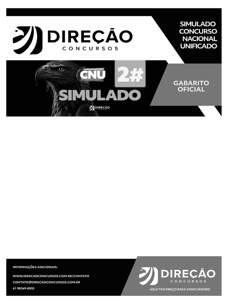 Gabarito Simulado CNU | PDF