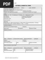 Sample Submittal Transmittal Form | PDF | Specification (Technical ...
