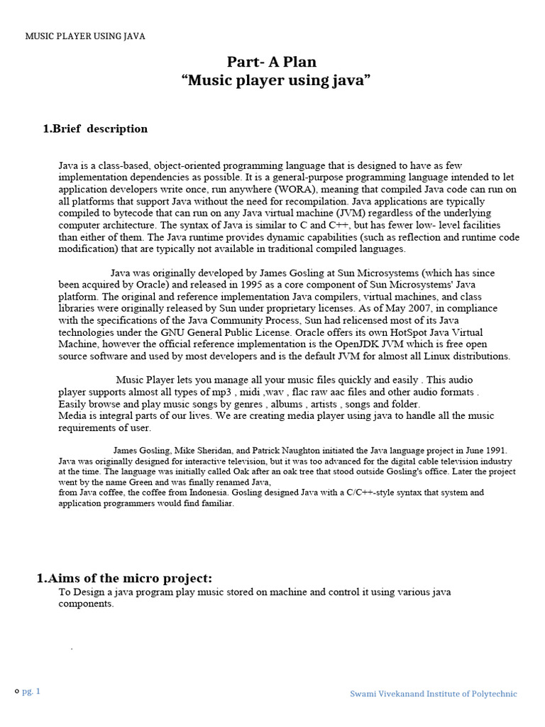 Advance Java Microproject Download Free Pdf Java Programming Language Java Software