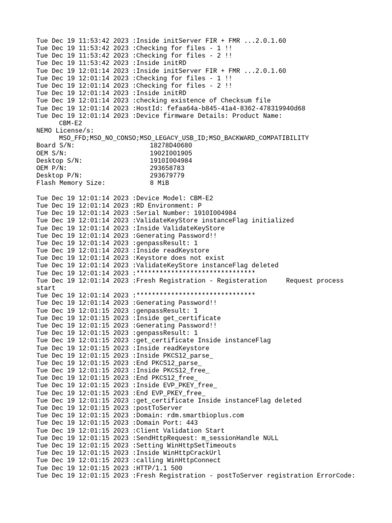 RDLogs | PDF | System Software | Computer Engineering