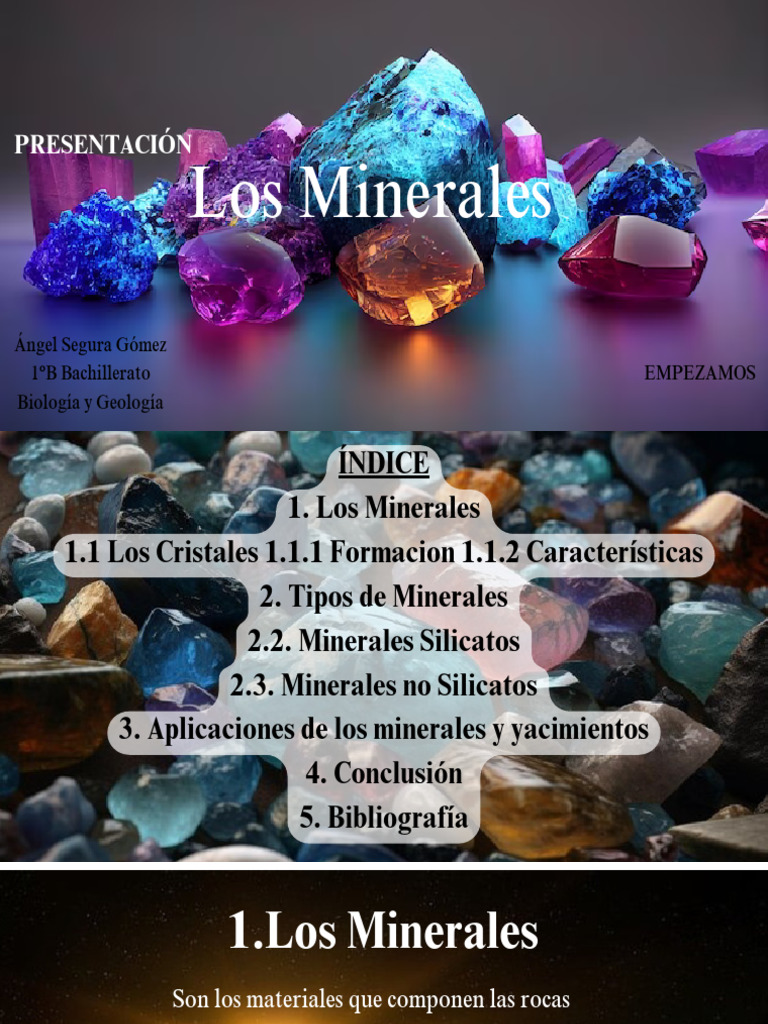 Los Minerales | PDF | Minerales | Mineral