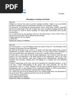 Sample Mock Meeting Script | PDF