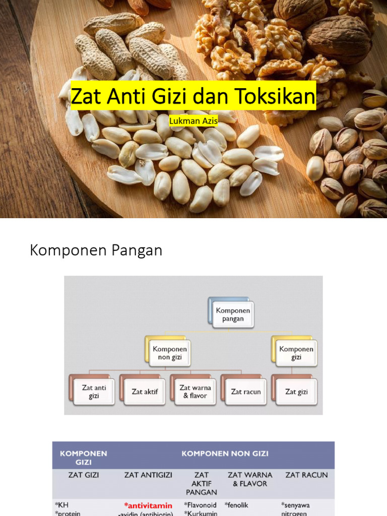 Zat Anti Gizi Dan Toksikan | PDF