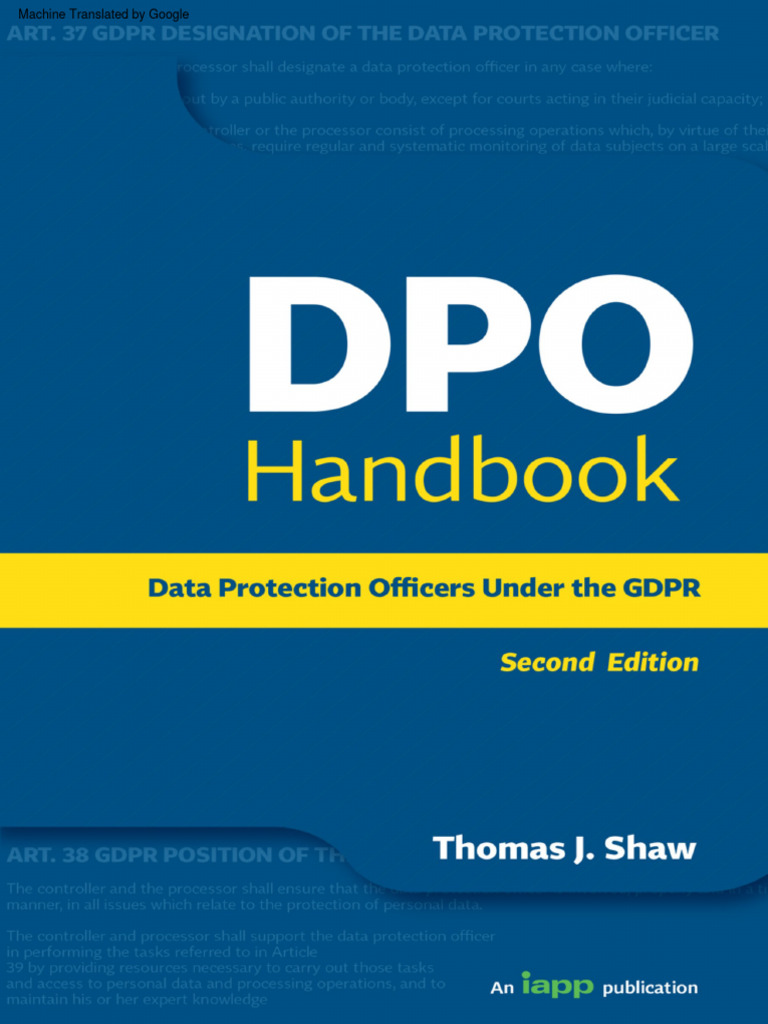 IAPP-DPO-Handbook Second Edition 2018 | PDF | Tecnologia da Informação ...