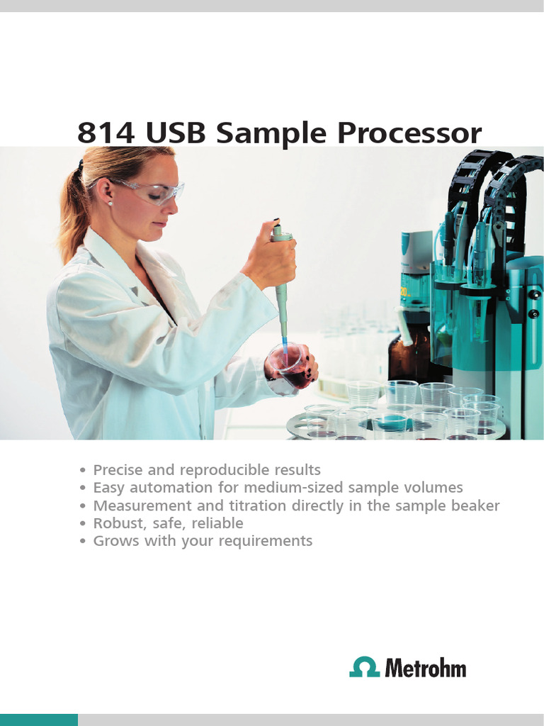 814 USB Sample Processor | PDF