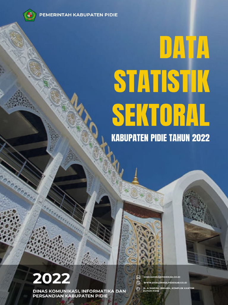Statistik Sektoral Pidie 2022 | PDF