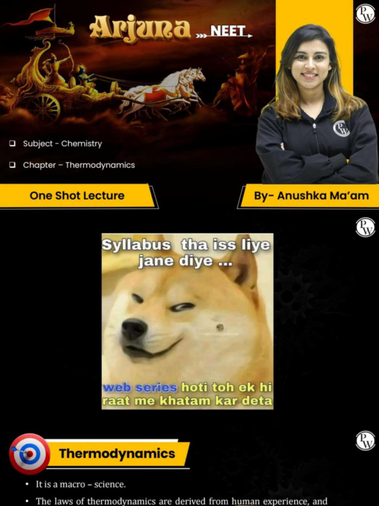 Thermodynamics Calculations Guide | PDF | Teaching Methods & Materials