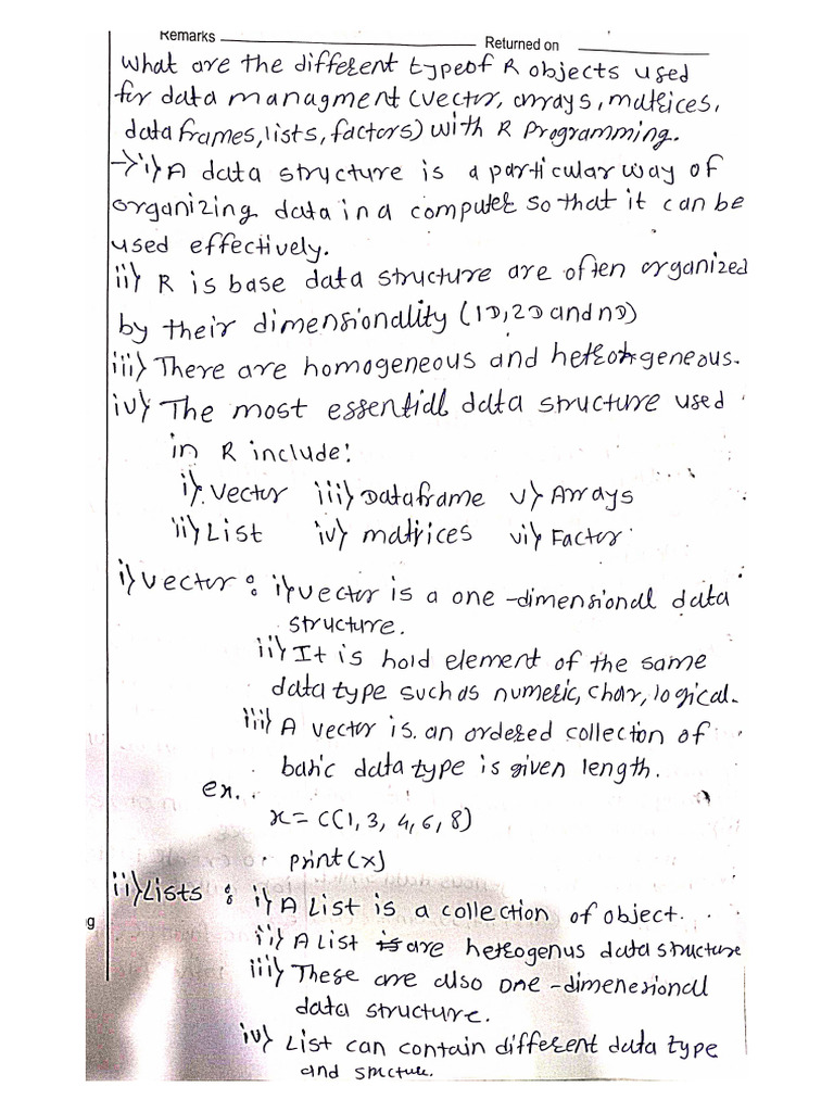 Data Analytics Ans | PDF