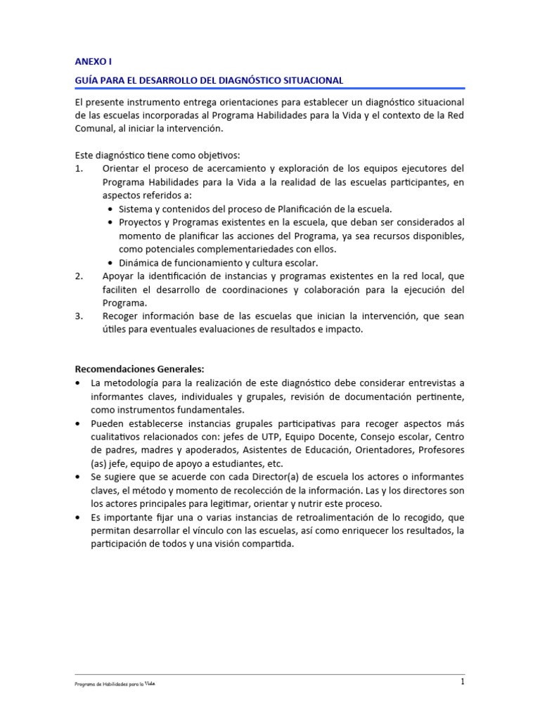Formato Diagnostico Situacional | PDF | Abuso infantil | Salud mental