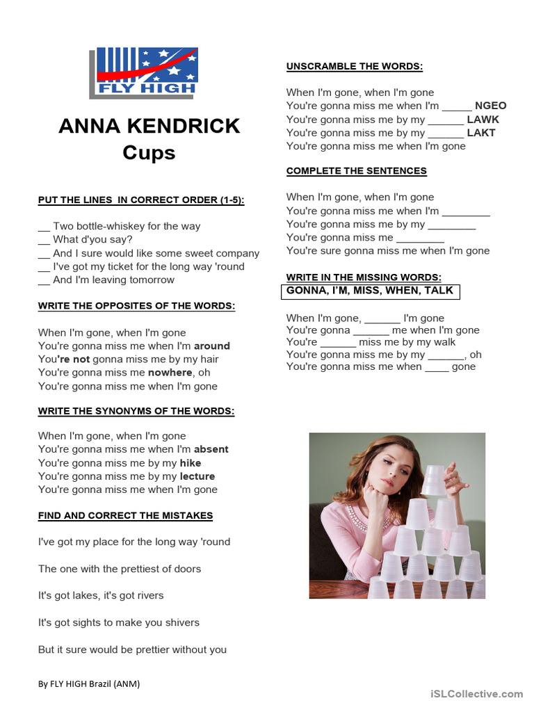 Anna Kendrick - Cups | PDF