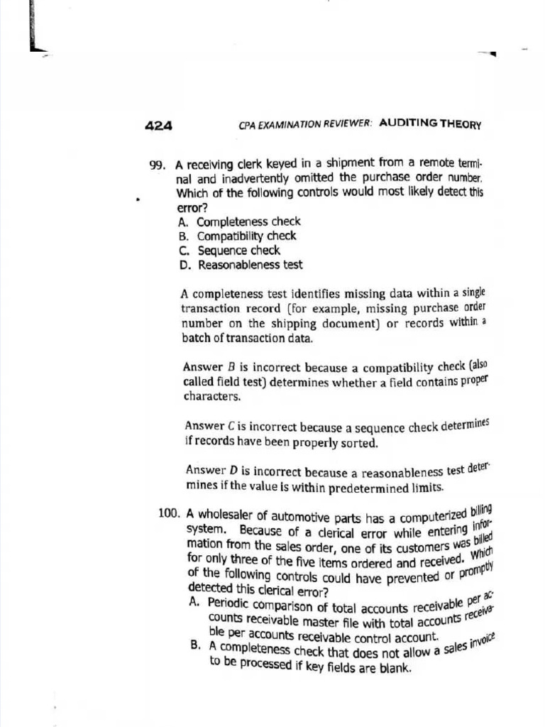 PDF Roque Quick Auditing Theory Chapter 6pdf Compress | PDF | Computing | Accounting