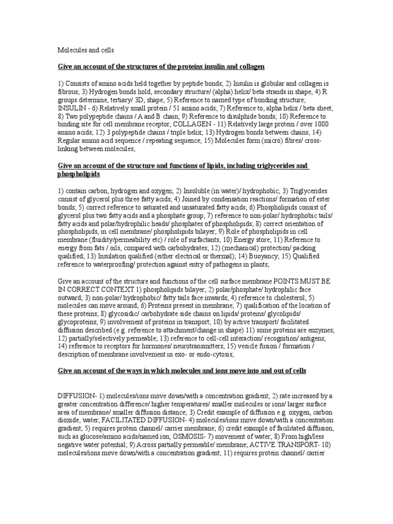 Mark Schemes Edexcel Synoptic Essays | PDF | Meiosis | Dna