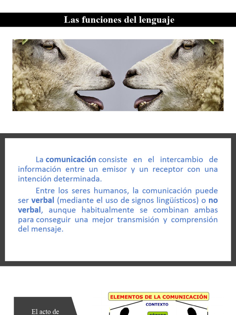 Las Funciones Del Lenguaje | PDF | Comunicación