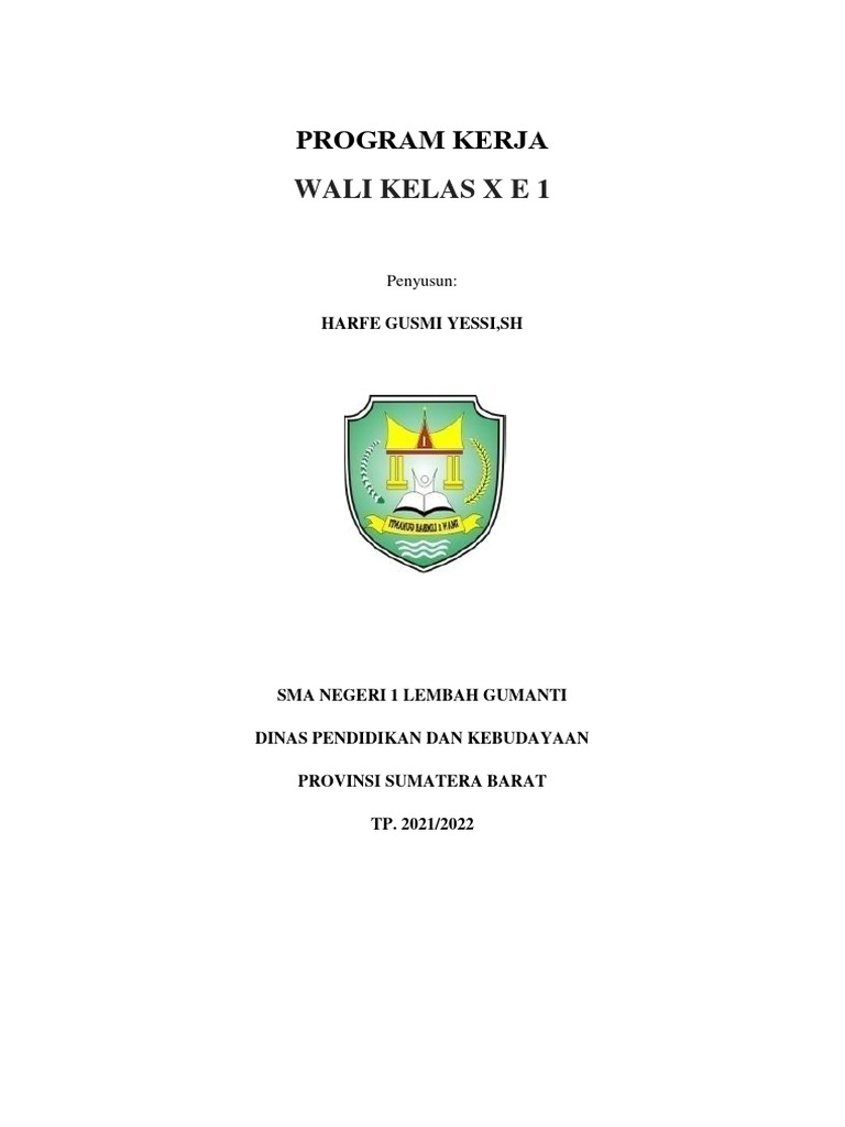 PROGRAM KERJA Walas | PDF