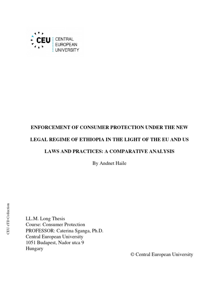 Consumer Protection | PDF | Consumer Protection | European Union