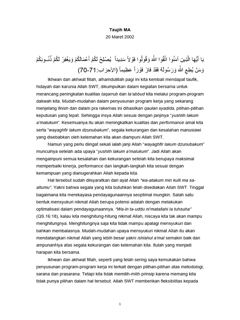 8 Taujih MA 12 Maret 2002 | PDF