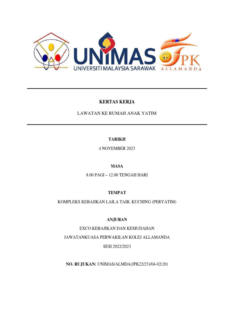 Tentatif Program Lawatan | PDF