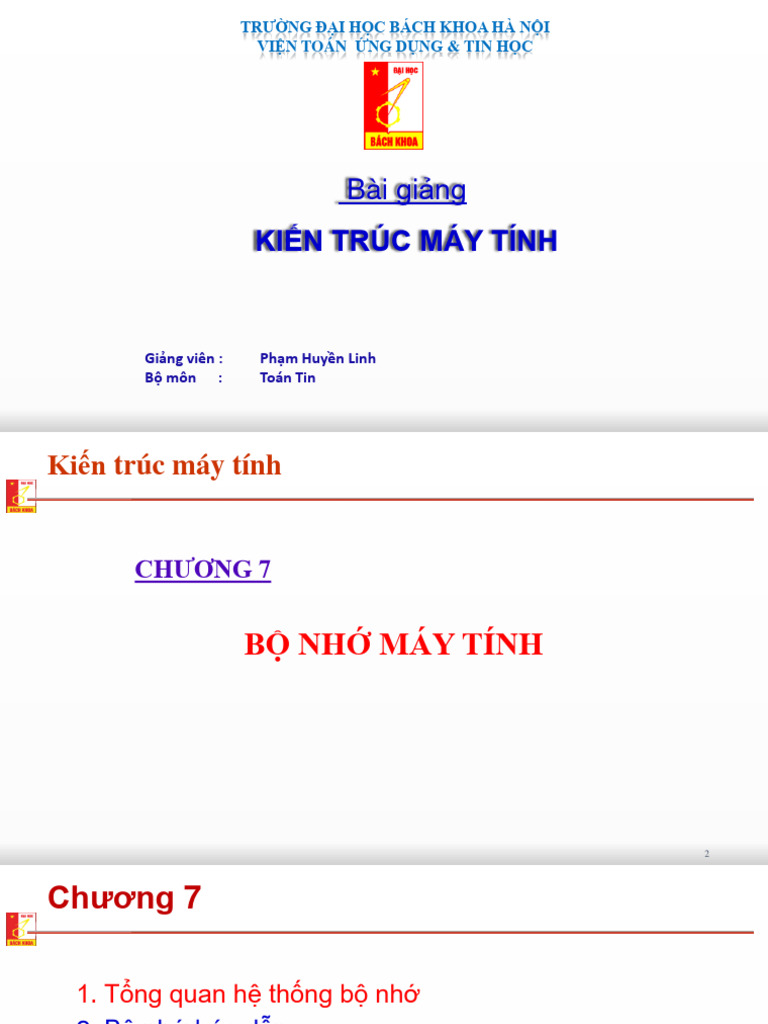 Bai 7 - Memory | PDF