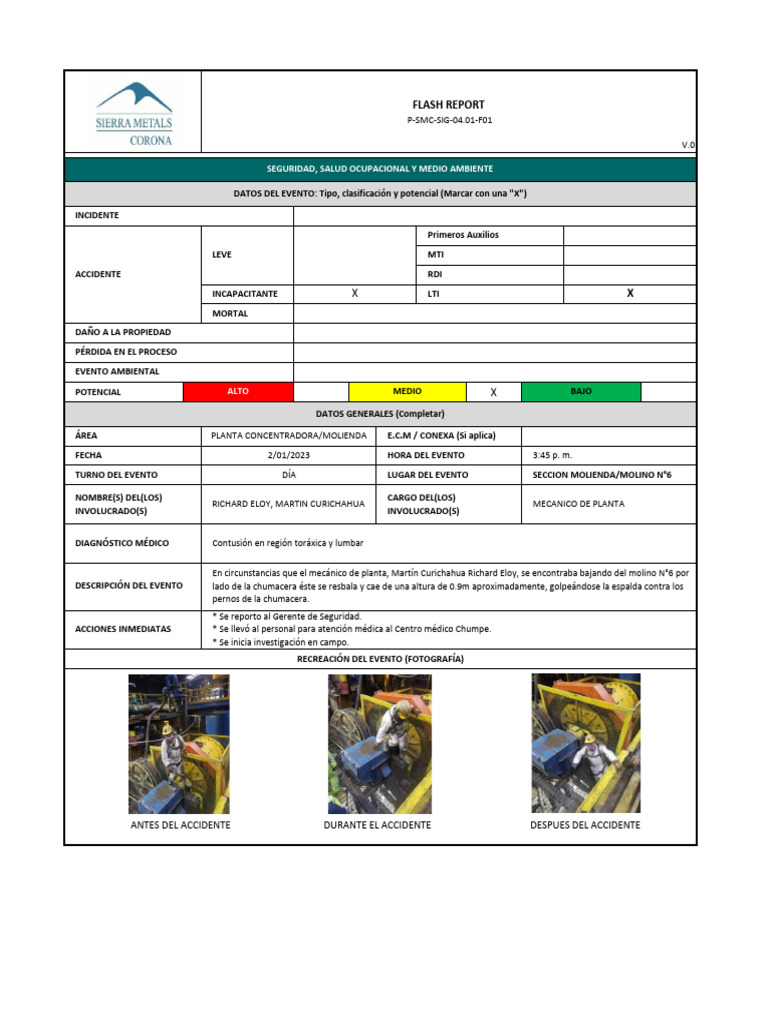 Flash Report LTI 01 | PDF | Medicina